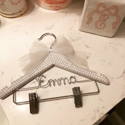 Tutu Tutu Hanger Children's Personalized Hanger BLING - Etsy
