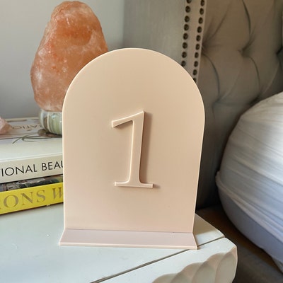 Wedding Table Number Serif, Neutral Table Sign, Table Sign Wedding ...
