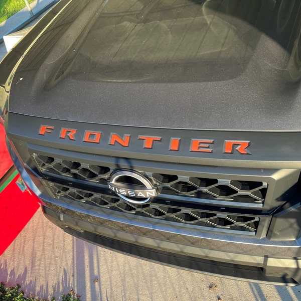 Raised Front Hood Decals Stickers Insert Letters Compatible With 2022 ...