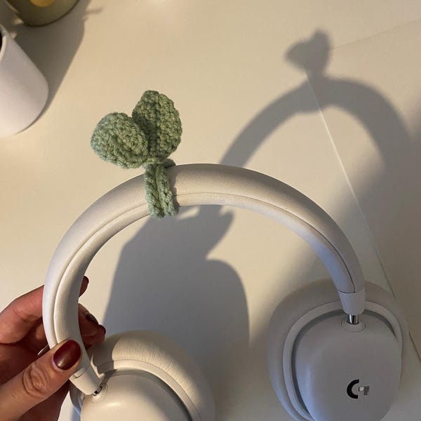 Headset crochet cat ear | crochet accessory - Etsy.de