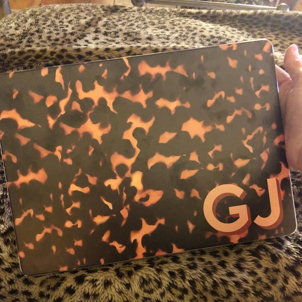 Initials MacBook Case Aesthetic Monogram MacBook Pro 13 14 Air 13 M2 M3 ...