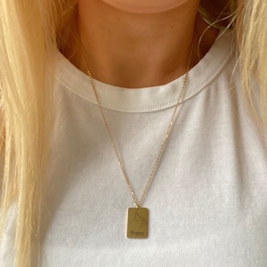 Double Chain Gold Necklace Set of 2, Combo Necklaces Set, Custom Gift ...