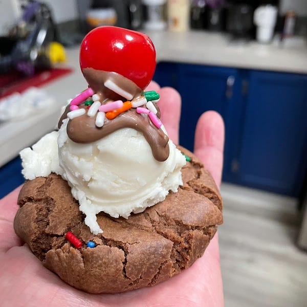 Brownie Sundae Cookie Recipe | Gourmet Cookie Recipes | Big Gourmet ...