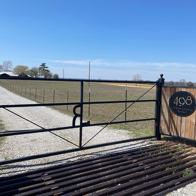 Personalized Round Address Metal Sign Modern Address Sign - Etsy