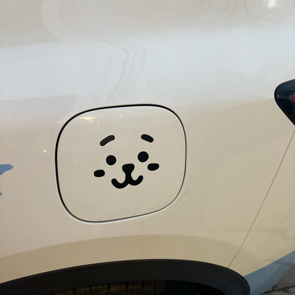 Cartoon Car Decal, Gas Cap Decal, Christmas Gift, Kpop Merch, Kpop Gift ...