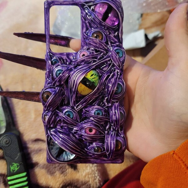 Gothic Decoden Phone Case,3d Horror Scary Goth iPhone Case,designer ...