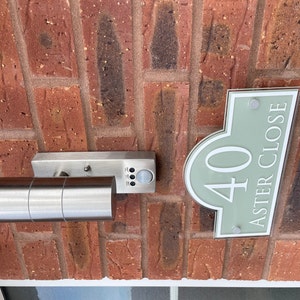 Traditional House Number Signs & Address Plaques in Sage Green - Etsy