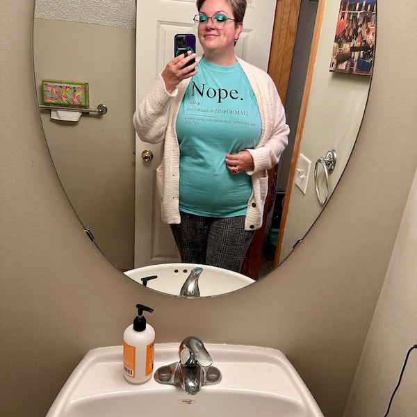 Comfort Colors® Nope Shirt Gift for Family Reunion, Sarcastic No Shirt ...