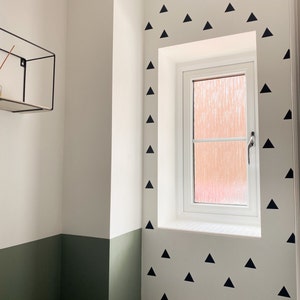 Floral Window Decal Corner Window Sticker Shop Home Window | Etsy