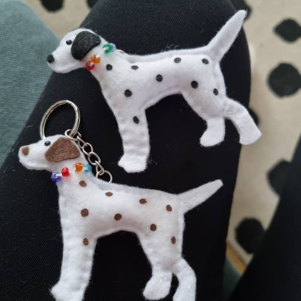 Dalmatian Keyring Dalmatian Gift for Dalmatian Lover Gift Dalmatian Dog ...
