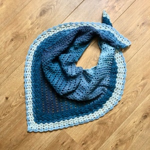 CROCHET PATTERN Hopscotch Triangle Scarf US Term Crochet | Etsy