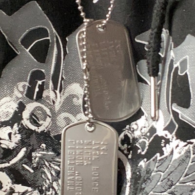 Simon 'ghost' Riley US Military Dog Tag Set - Etsy