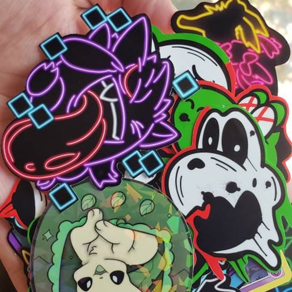 Neon Toy Story the Claw Sticker - Etsy
