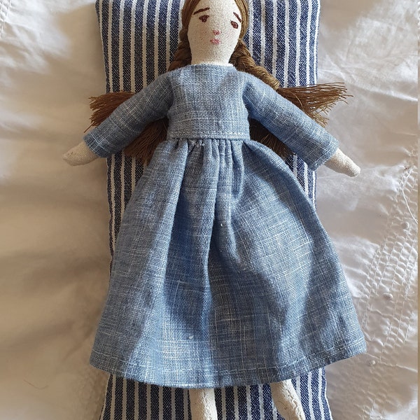 Tiny Woman Doll Sewing Pattern : Mini Rag Doll Pattern A4 PDF - Etsy Canada