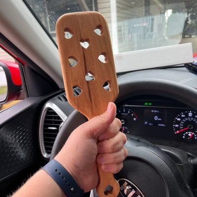 Wood Spanking Paddle Attitude Adjustment With Instructions - Etsy