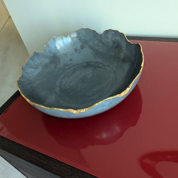 Large Concrete Bowl, Cool Bowl Centerpiece, Bowl for Keys, Key Holder ...