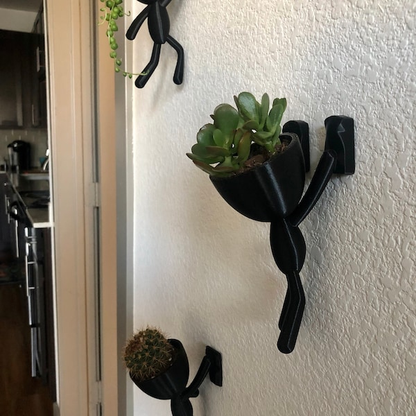 Adventurer Planter Trio | Plant Buddy “trio” | Plant Holder | Unique ...