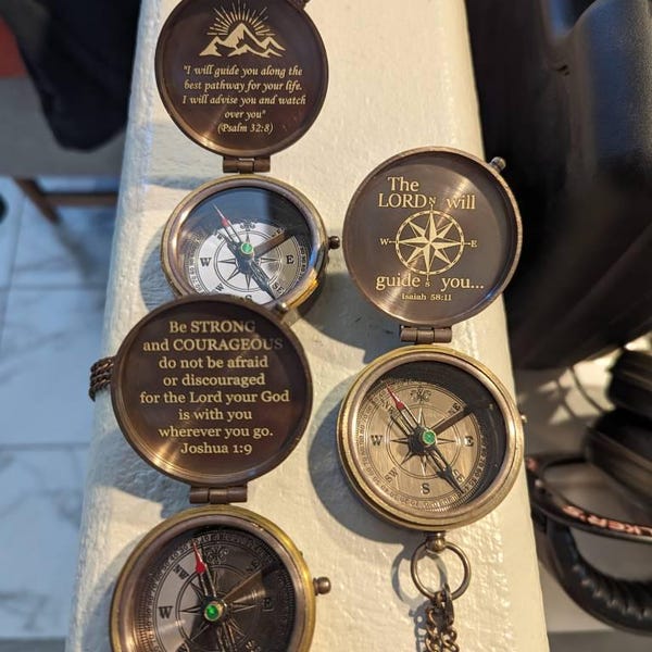 Baptized Boy Gift, Customized Compass, Christian Gift, First Holy ...