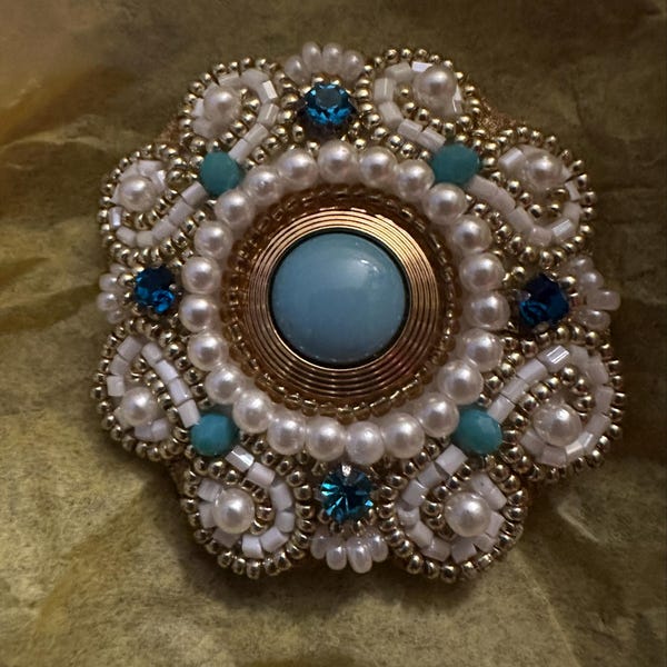 Pocket Watch Beaded Keychain - Etsy