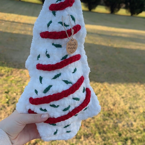 Christmas Tree Cuddler Crochet Pattern by Sheepish Stitches | Christmas ...