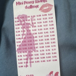 Mini Penny Challenge - Etsy