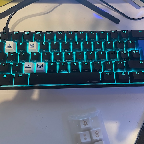 Valorant Neon Agent Keycaps: OEM Profile, Cherry MX Compatible - Etsy