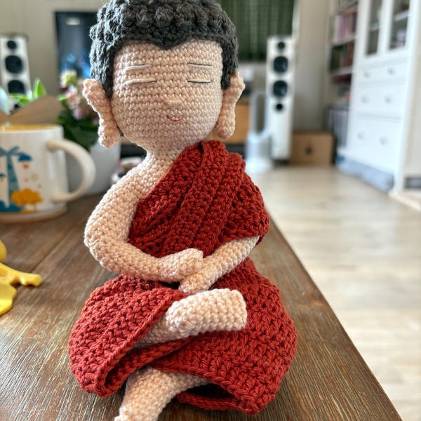 Crochet Buddha Pattern: Zen Meditation Decor (PDF Pattern) - Etsy