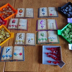 Hexagonal Board Game Gaming Trays Token Holders Stackable - Etsy