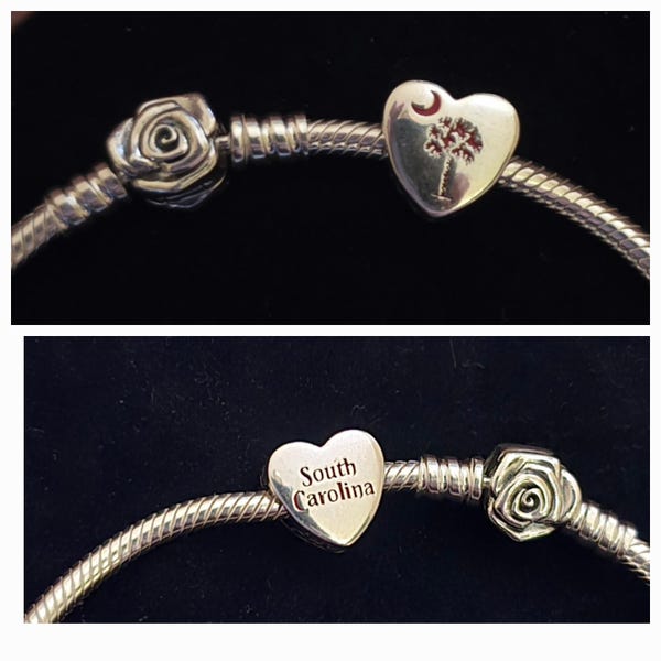 Pandora NFL Michigan Football Team Dangle Charm Pendant S925 Sterling ...