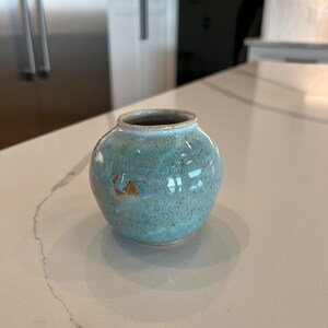 Earth Toned Ceramic Planter Handmade Bubble Pot With Drainage Whimsical ...