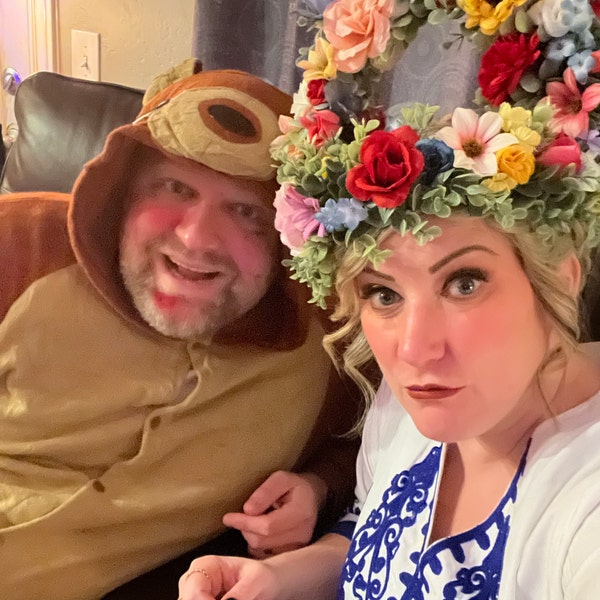 Midsommar May Queen Crown, Flower Crown With Arch, Giant Flower Crown ...