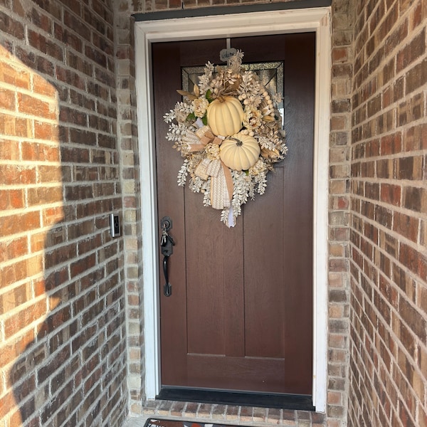 Pumpkin Pie Wreath Attachment TUTORIAL ONLY, Fall Wreath Attachment DIY ...