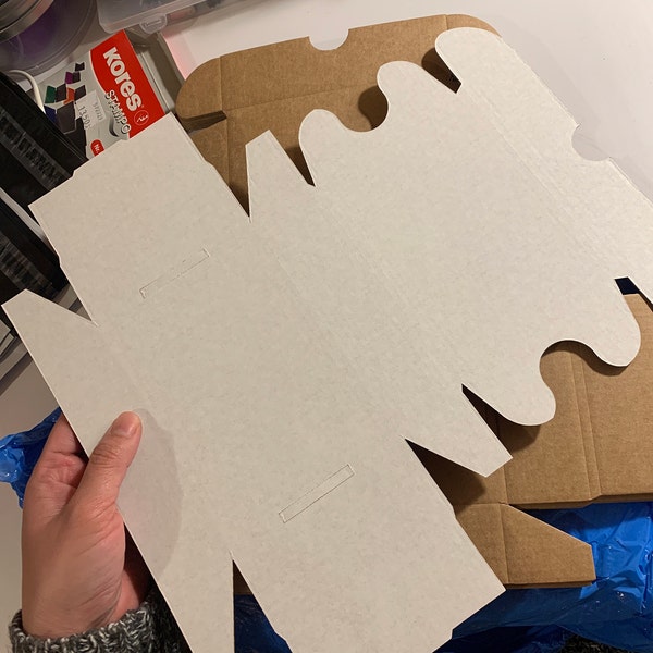 Lot of 20 Pcs 6x3 Inch Mini Kraft Carton Mailer Box With Cover, Folded ...