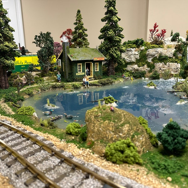 Dollhouse Miniature Handmade 17" Giant Sequoia Tree - 1/12 1/24 1:48 ...