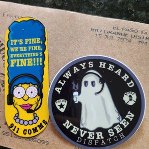 Ghost Dispatcher Always Heard Never Seen POLICE/FIRE - Etsy