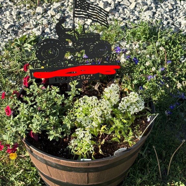 Personalized Fishing Memorial Garden Stakes, Fisherman Standing on Boat ...