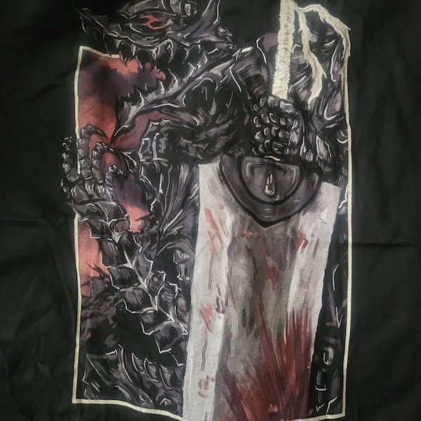 Drippy Souls Berserker Guts Cursed Armor Grim Hooded Sweatshirt - Etsy