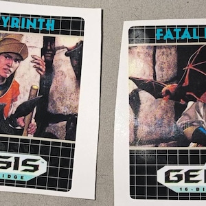 Atari 5200 End Labels, Keep Track of Your Loose Atari Cartridges While ...