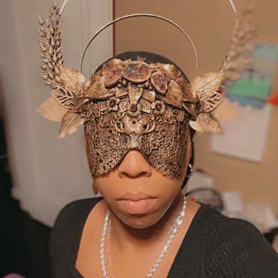 Persephone Pomegranate Mask - Etsy