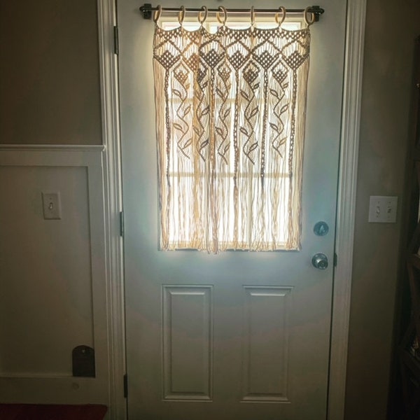 2025 Modern Door Window Curtain/kitchen Curtain Boho - Etsy