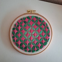 Rhombus Geometric Embroidery Pattern - Etsy Canada