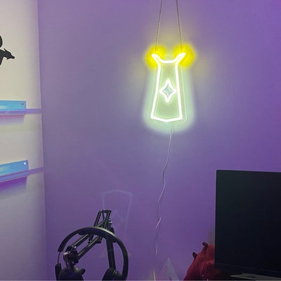 Runescape God Symbols Neon Led Light Acrylic Sign Old School Runescape ...