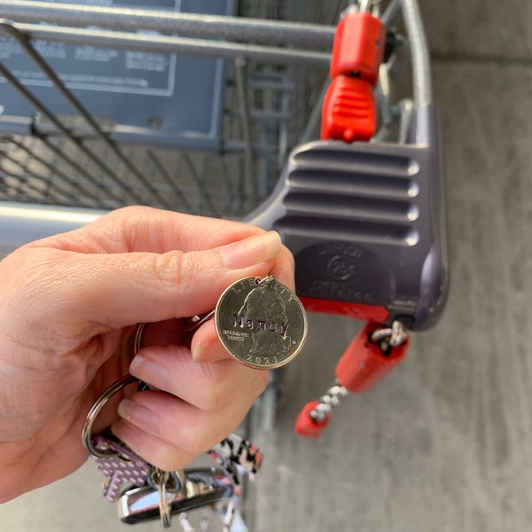 Aldi Quarter Key Chain, Cart Coin, Aldi's Quarter, Shopping Coin ...