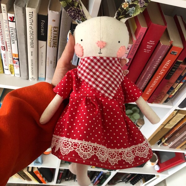 Doll Dress PDF Sewing Pattern and Tutorial - for Studio Seren Stuffed ...