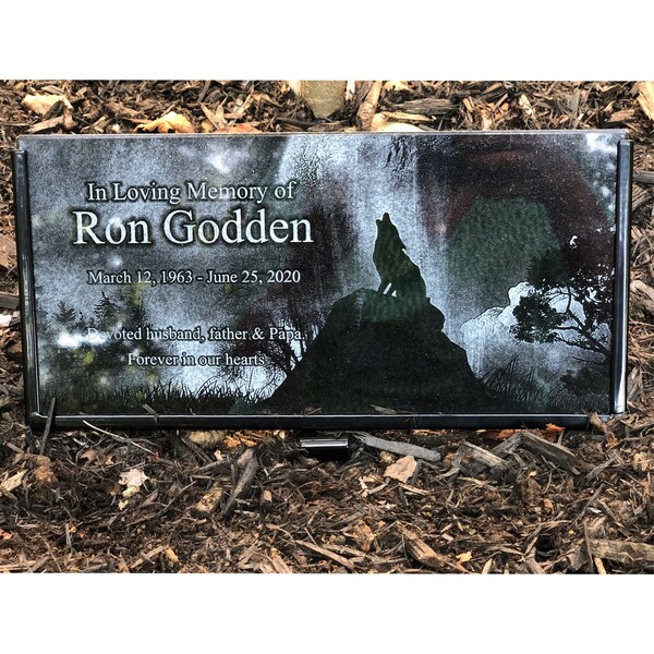 Personalized Engraved Granite Memorial Stone for Tree Planting Ceremony ...