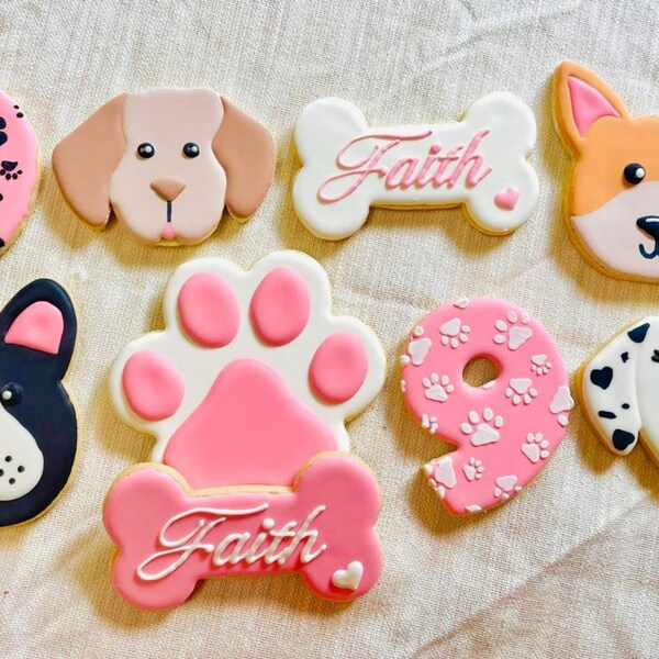 Dog Face Cookie Cutter Yorkie Dalmatian French Bulldog Pointer Maltese ...