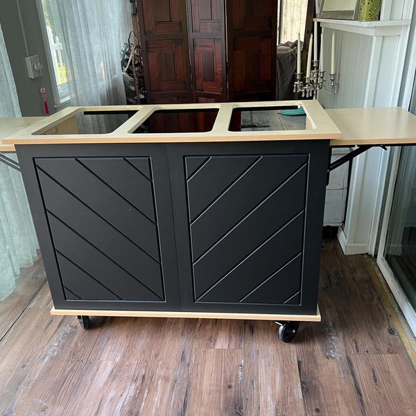 Ematik Charcuterie Cart Mobile Foldable Snack Bar Catering Display ...