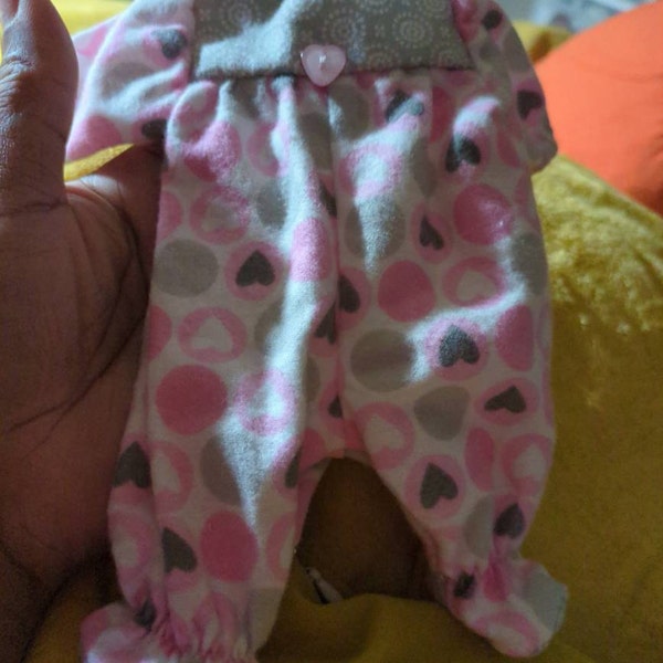 Romper Set for 7 Inch Mini Micro Preemie Baby Reborn Silicone Art Doll ...