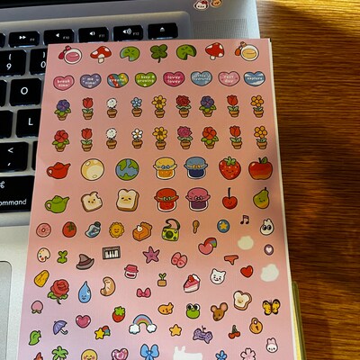 100 Mini Deco Sticker Collection Webcore Stickers Journal Diary ...