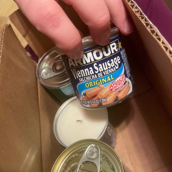 Spamdle Soy Candles Handmade Eco Friendly Upcycled Recycled Can Gag ...